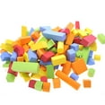Bisontec Educational EVA Foam Building Blocks - 131 Pcs - Walmart.com