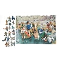 Wooden Jigsaw Puzzles for Adults - Uniquely Shaped Pieces - made in USA ...