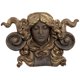Design Toscano Art Nouveau Female Mascaron Architectural Wall Pocket ...