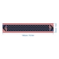 Durable Polyester Star Printed Table Runner, Red White Blue Festival ...