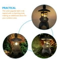 Raindrops Solar Pagoda Lantern Light Garden Statue Zen Decor Balcony ...