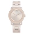 Movado Bold Women's Pink Dial Ceramic Swiss Quartz Watch 3600804 ...