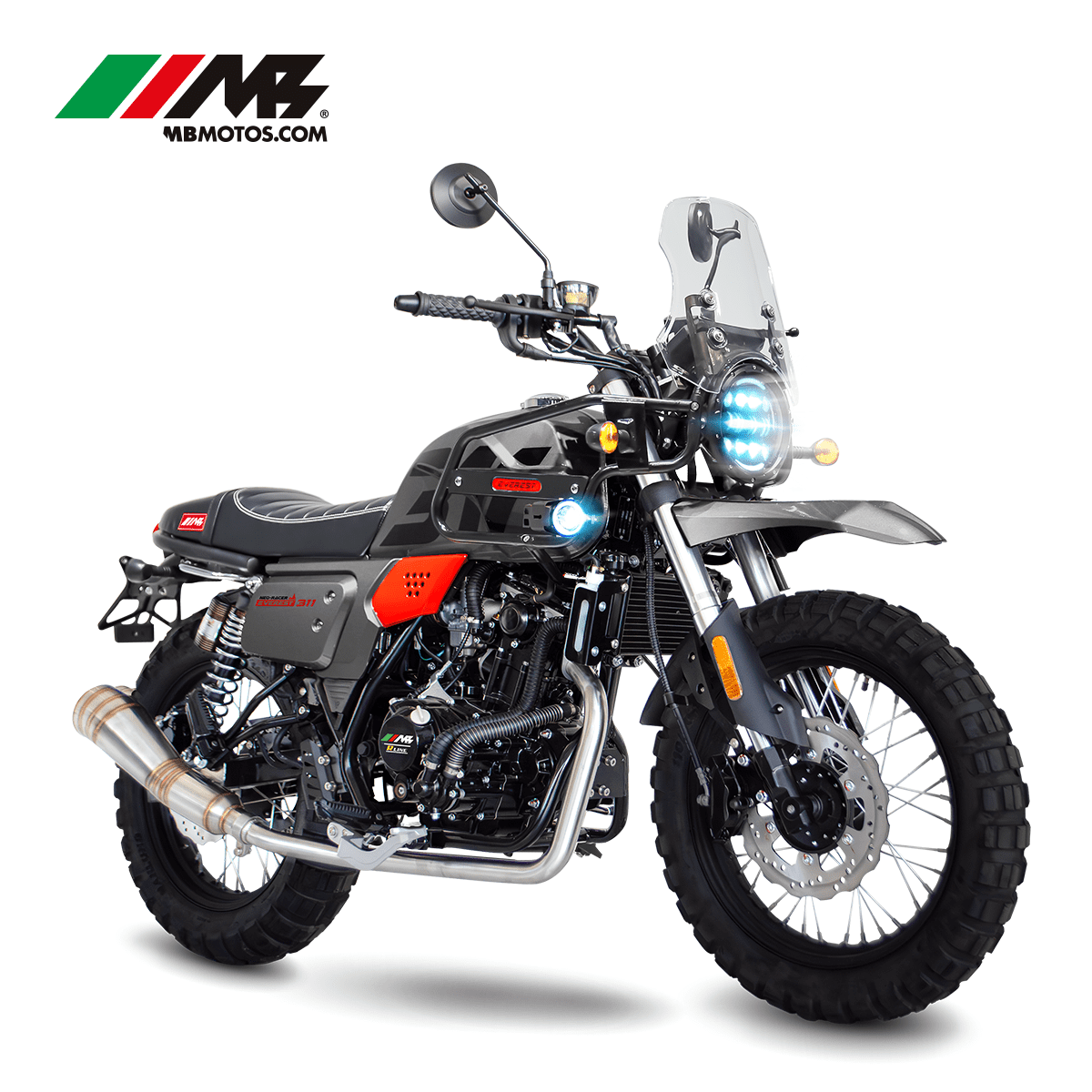 Motocicleta Adventure MB Everest 311 Performance 300cc Naranja 2024 ...