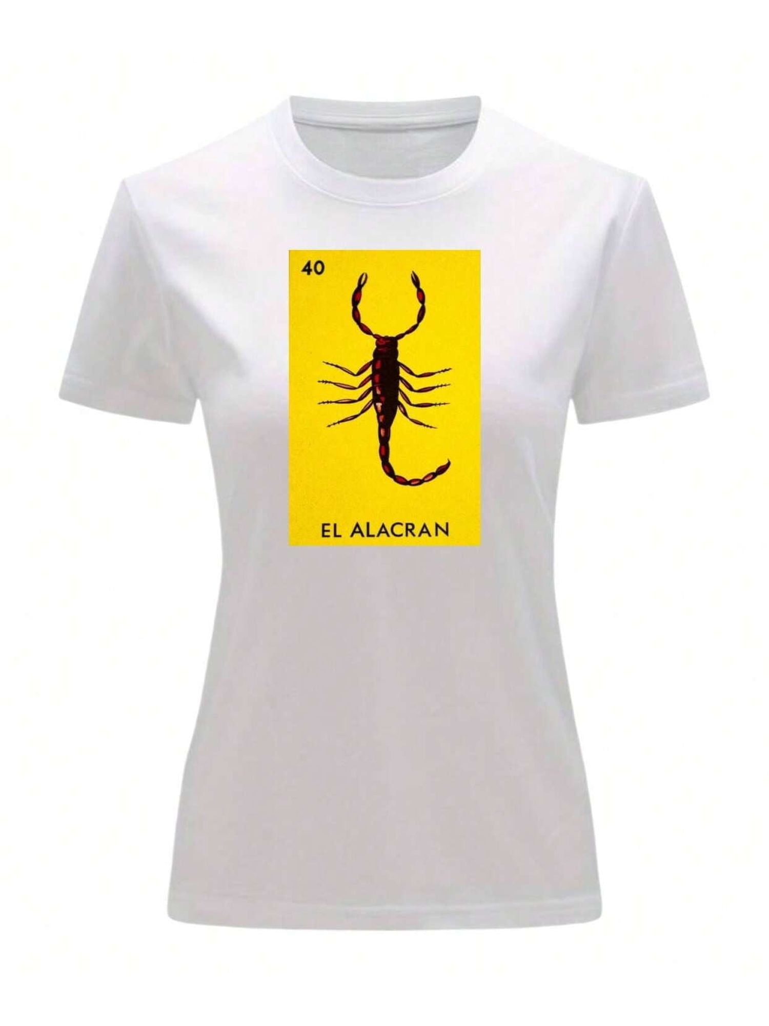 Playera Blusa de El Alacran De La Loteria Mexicana Tradicion Mexicana ...