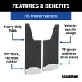 Luverne Textured Rubber Mud Guards 12" x 23", 2 Piece - Walmart.com