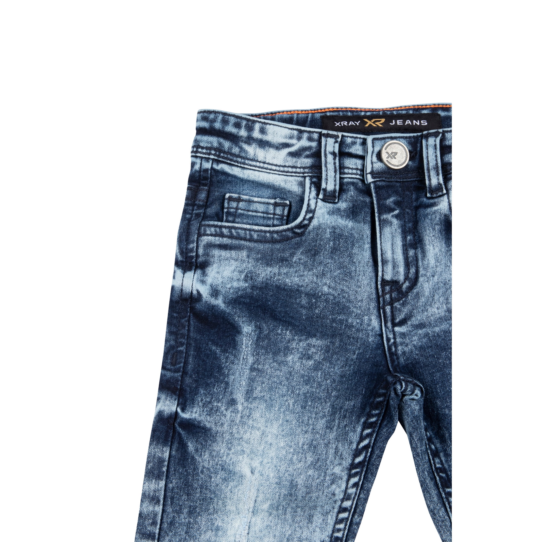 X RAY Stretch Kid Distressed Skinny Jeans, Slim Fit Denim Pants for ...