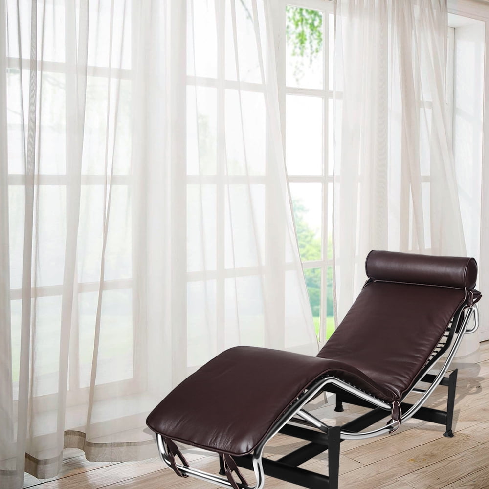 Modern Chaise Lounge, Indoor Leather Recline Chair , Elegant Vintage ...