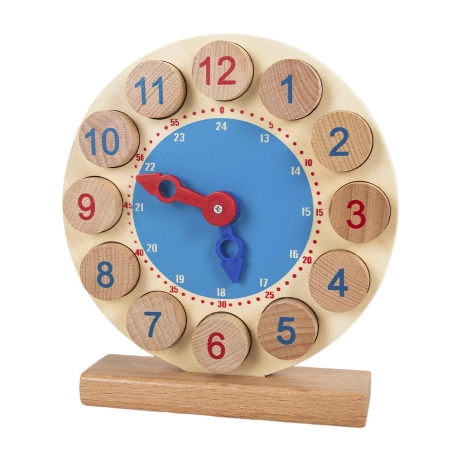 Reloj analógico didáctico para niños, juguete educativo STEM para ...