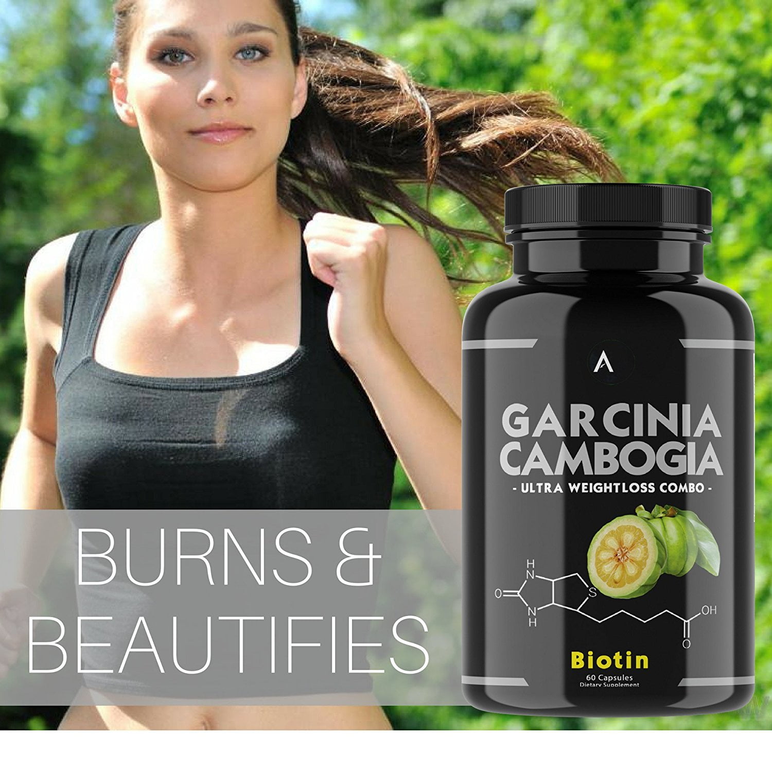 Angry Supplements Garcinia Cambogia with Biotin Capsules, Ultra Weight ...