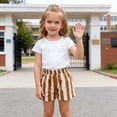 Ashirexll Shorts for Girls Fashion Summer Casual Printing Rubber Waist ...