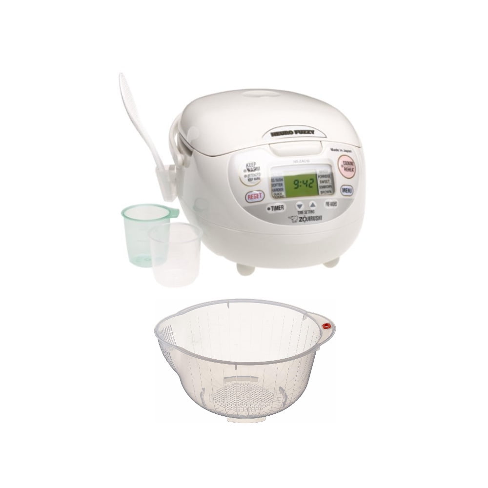 Zojirushi NS-ZCC10 Neuro Fuzzy Rice Cooker,Warmer with 9.5inch Rice ...