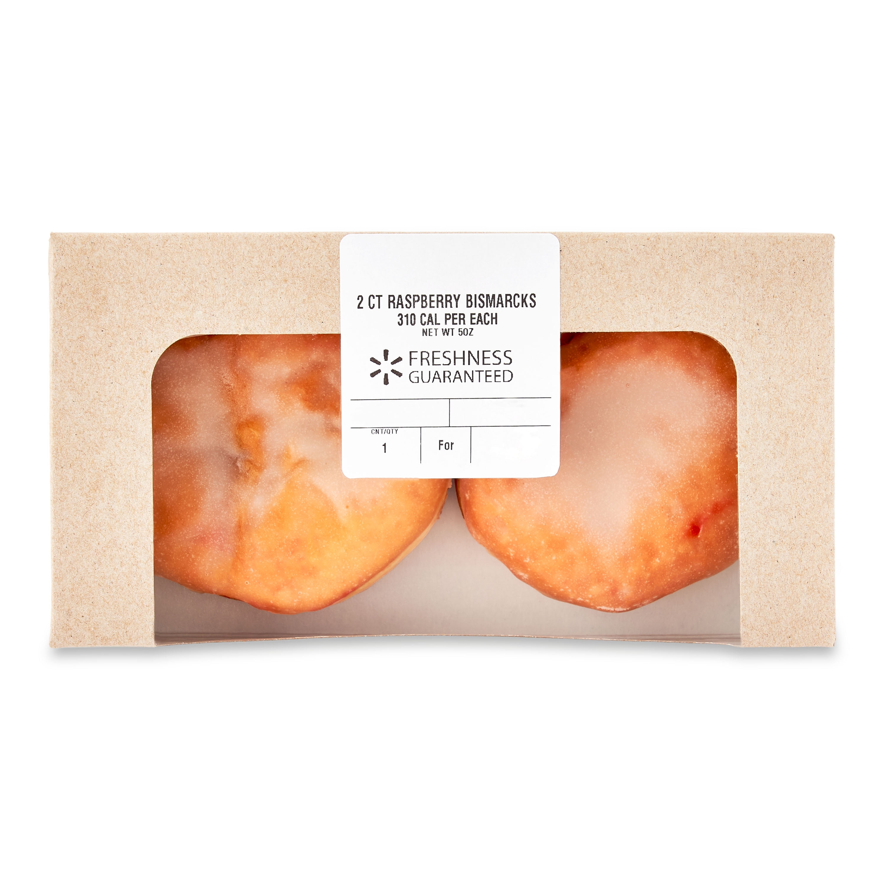 Freshness Guaranteed Raspberry Bismarck Donuts, 2 Count - Walmart.com