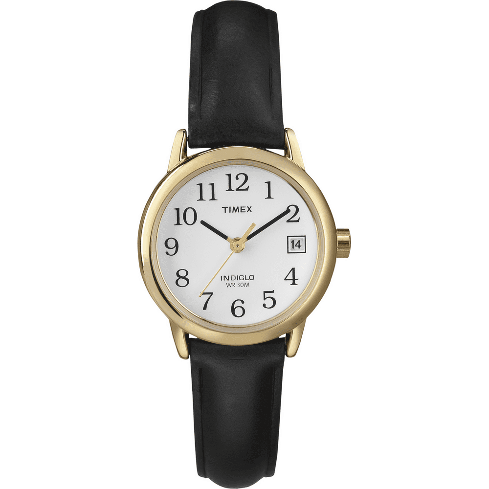 Timex - Timex Women's Easy Reader 25mm Watch – Gold-Tone Case White ...