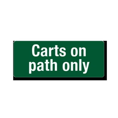 EverMark GHM027 Carts on Path only Clip-On Sign | Walmart Canada