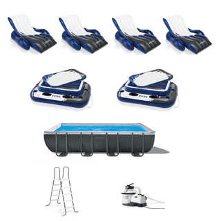 Replacement Intex 18ft X 9ft X 52in Rectangle Ultra Frame Pool LINER ...