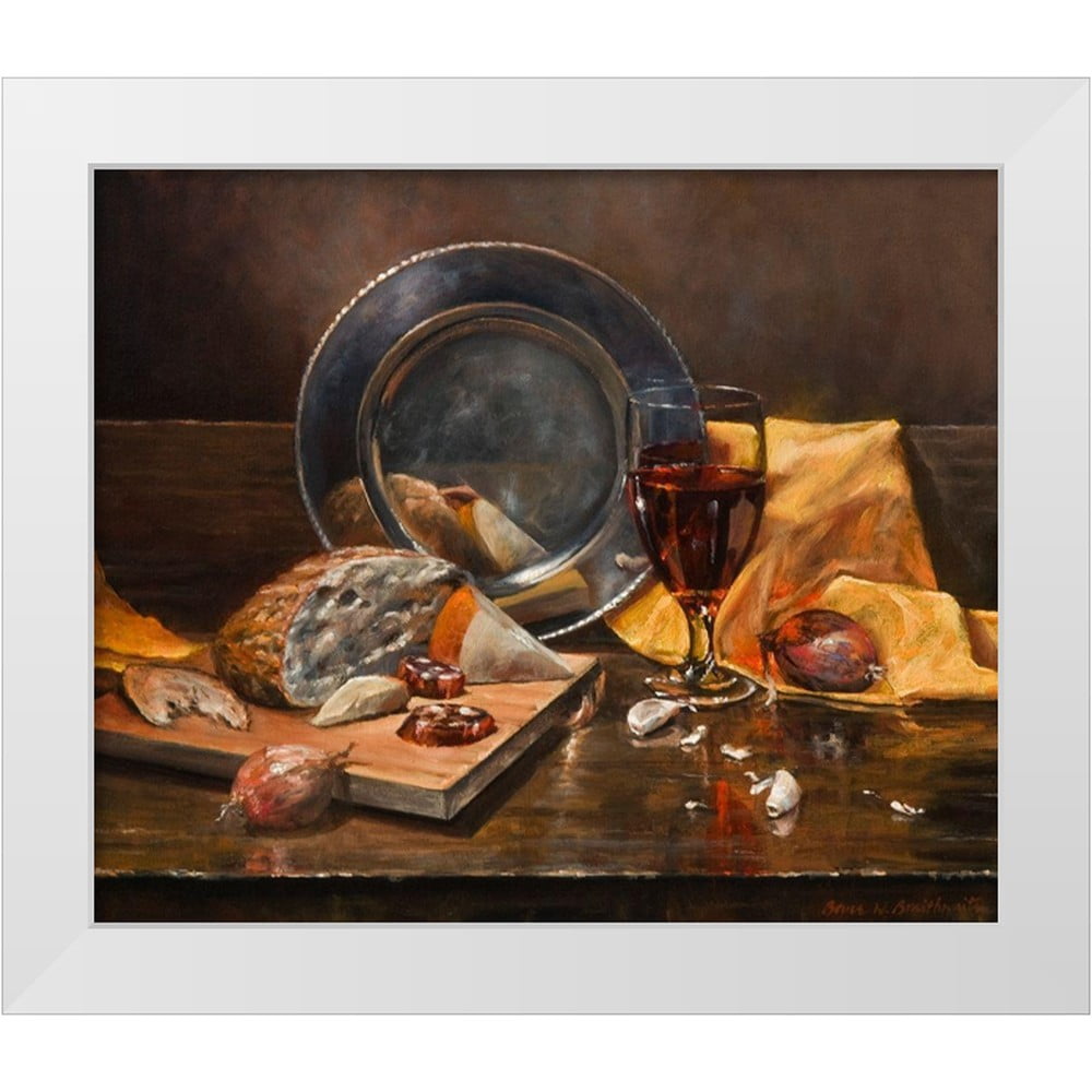 Braithwaite, Bruce 17x15 White Modern Wood Framed Museum Art Print ...