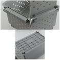 Qqbine 4-Pack Plastic Large Stacking Organizer Basket, Stacking Open ...
