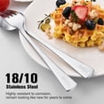 Forged Silverware Set, 20 Piece Flatware Set for 4, 18/10 Stainless ...