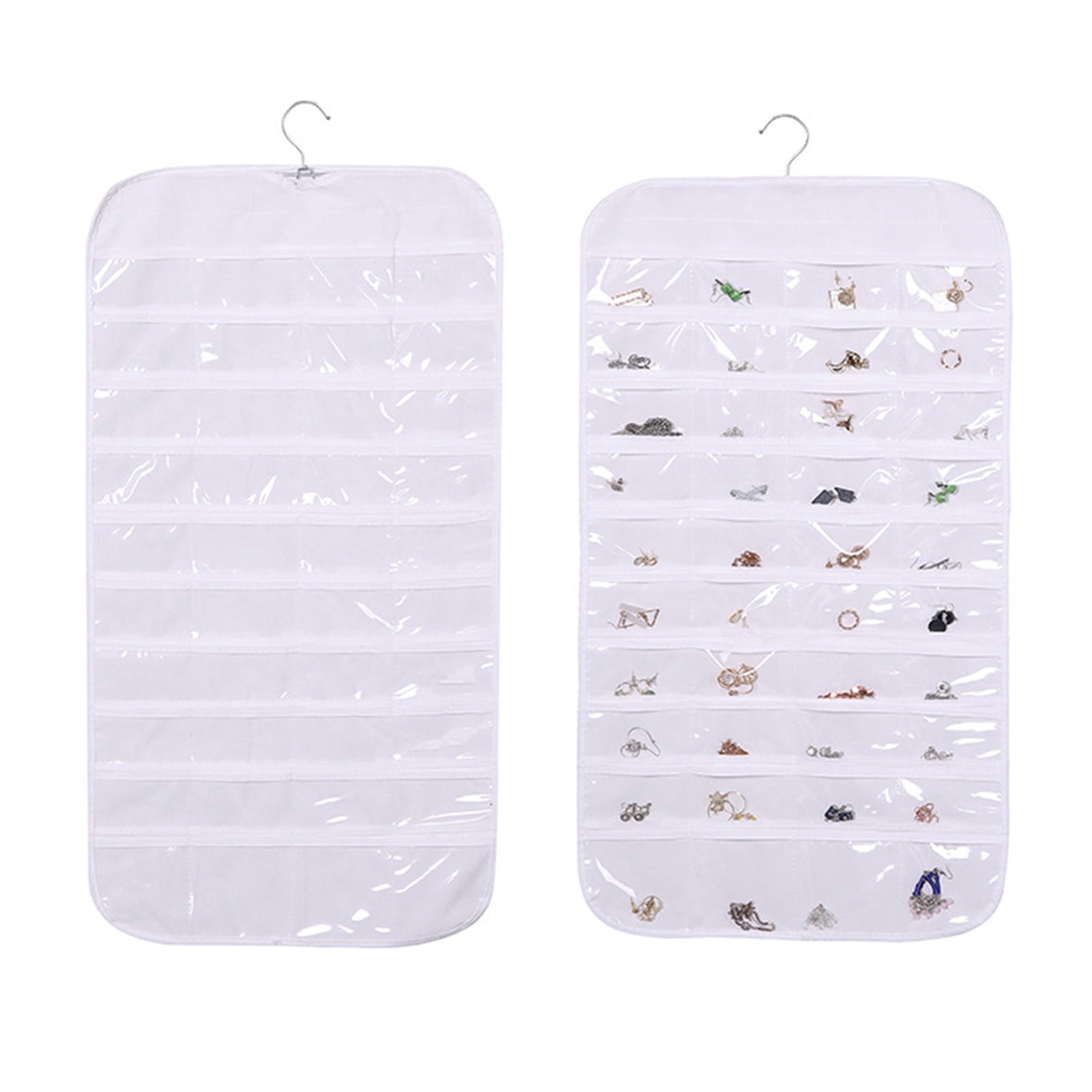 Click here for Zttd 80 Pockets Hanging Jewelry Organizer  Double... prices