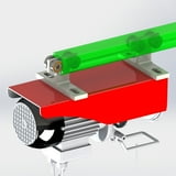 Electric Hoist Installation Roller Trolley 4 Wheel Trolley Assembly ...