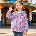 ATOGUTA Windbreaker Jacket for Girls Outdoor Windproof Sweatshirt Zip ...