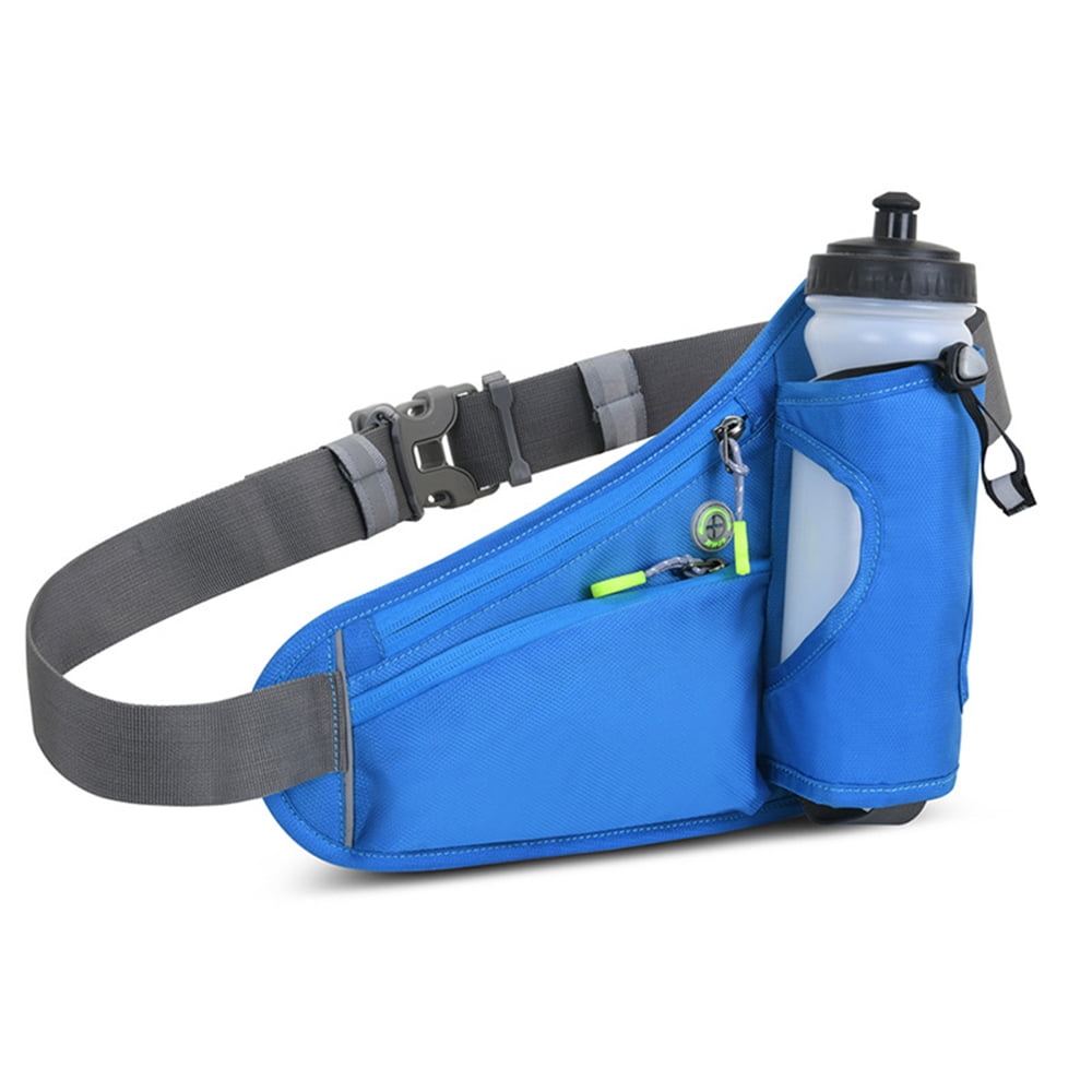 Running Water Bottle Hydration Belt With Hiking Walking Waist Pack ...