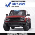 RONGTUO for Bronco Windshield Frame Cover w/ 4 LED Lights – Madmax Roof ...