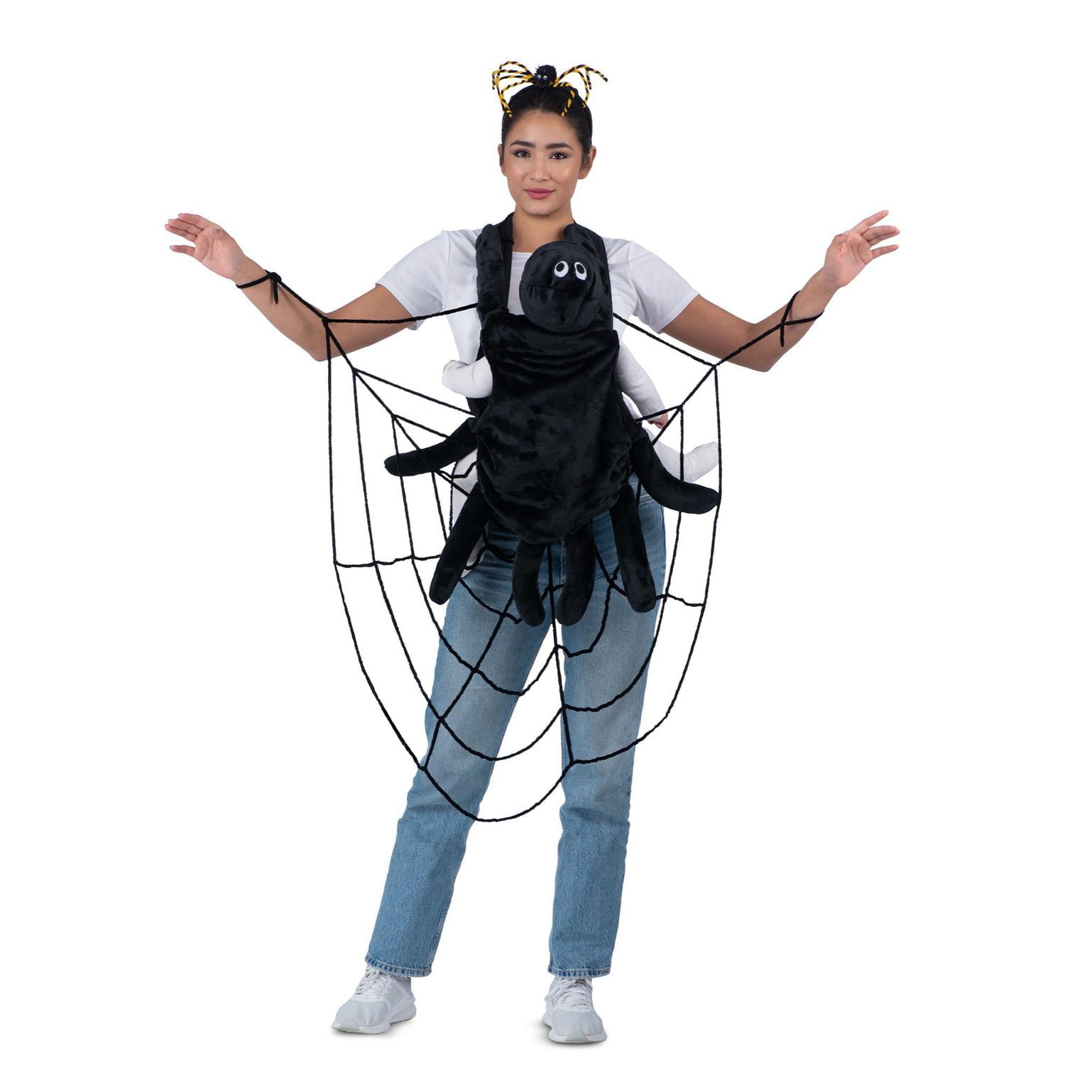 Click here for Mom Adult Spider Web And Spider Baby Carrier Costu... prices