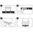 Universal Elastic Heart Rate Chest Belt Strap Band for Polar Wahoo ...