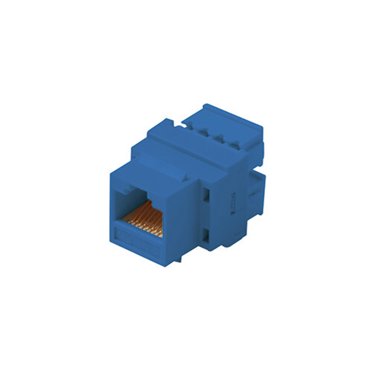 Steren Cat5e Keystone Jack 90 Degree RJ45 Blue | Enhanced Performance ...