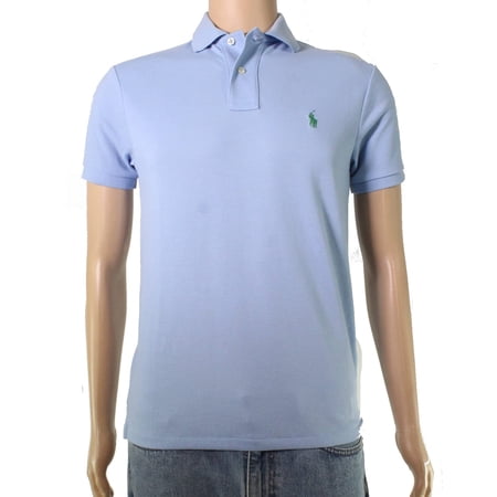 Polo Ralph Lauren Men's Sustainable Mesh Earth Polo, Baby Blue, XL ...