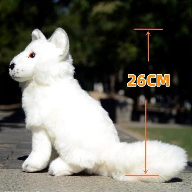 Arctic Fox High Fidelity Anime Cute Plushie White Polar Fox Plush Toys ...