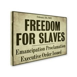Trademark Fine Art "Emancipation" Canvas Art by Color Bakery - Walmart.com