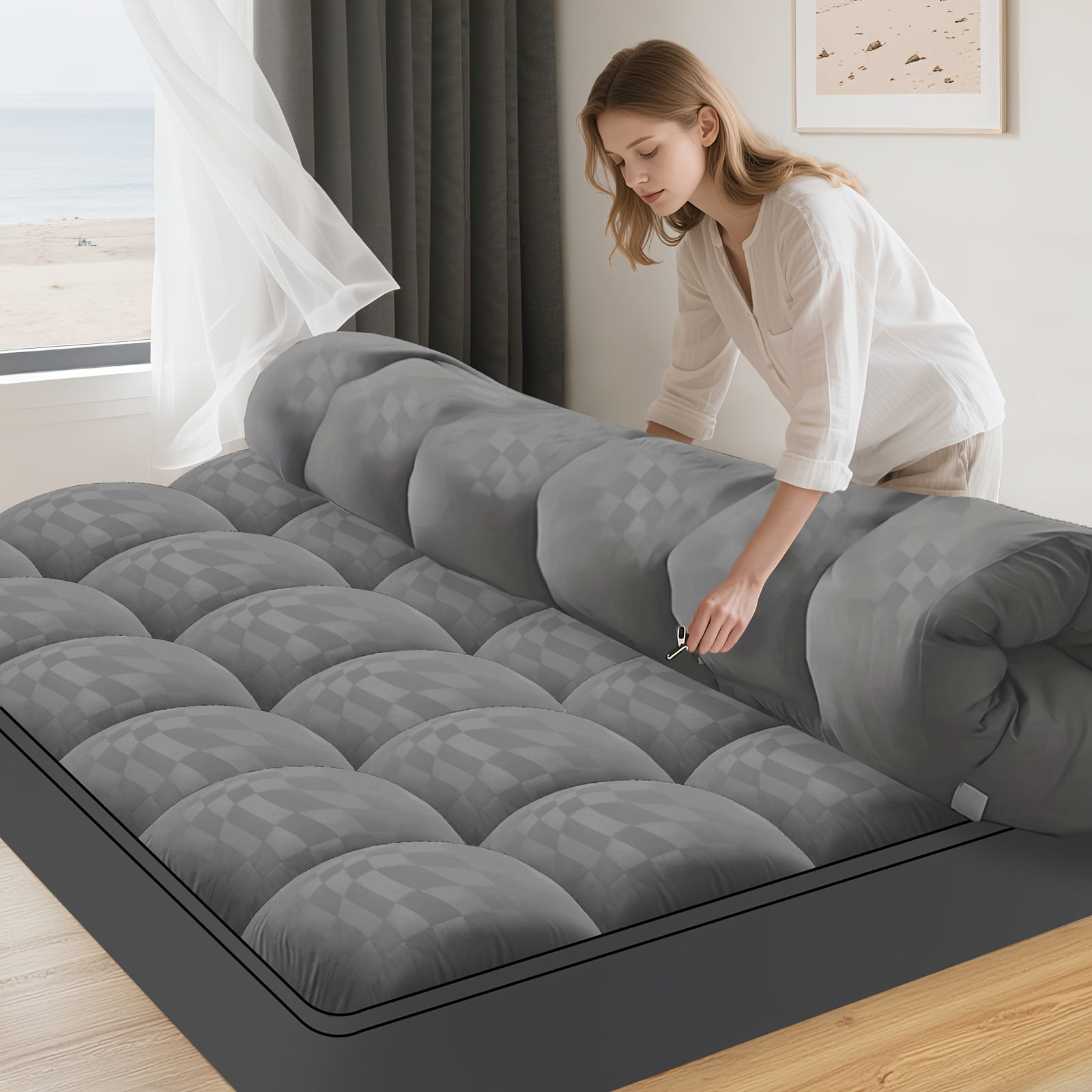 Click here for Amlldu Mattress Topper  Extra Thick  Plush Quilted... prices