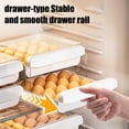 HOZVOMI Egg Storage Box and Egg Rack for Refrigerator, Clear Plastic ...