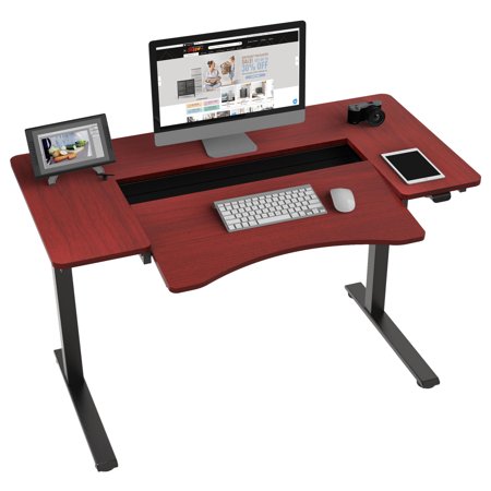 Electric Standing Desk with 47.2 x 23.6 inch Tabletop, Height ...