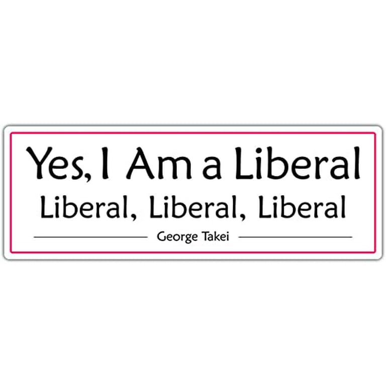 Pro Liberal Bumper Stickers