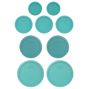 Pyrex Multi-Color Replacement Lids Set - (2) 7200-PC 2-Cup, (1) 7201-PC ...