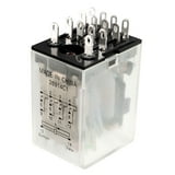 DC12V Coil 14 Pin 4P4T Electromagnetic Purpose Power Relay + Socket ...