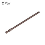 Uxcell T27 Magnetic Security Torx Screwdriver Bit 1/4" Hex Shank 6" Length, Red 2 Pack - Walmart.com
