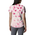 Uniform Tops,Plus Size Women's V-Neck Valentine's Day Print Short ...