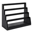 4 Tier Wooden Card Display Stand – Vertical Card Holder Display for ...