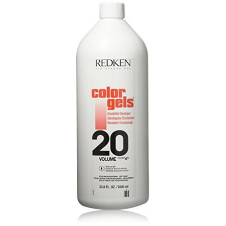 Redken color gels Emulsified Developer TreatMent for Unisex, 20 Volume ...
