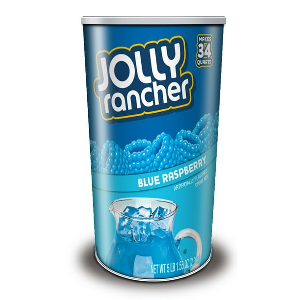Jolly Rancher Blue Raspberry Powdered Drink Mix, 5 lb Canister ...