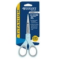 Westcott Crafting Scissors, Titanium Bonded, 5" Micro-Tip, Light Blue ...