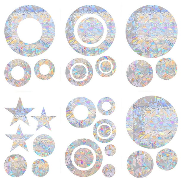 Sunlight Prism Window Clings, Anti Collision Alert Decals For Bird ...