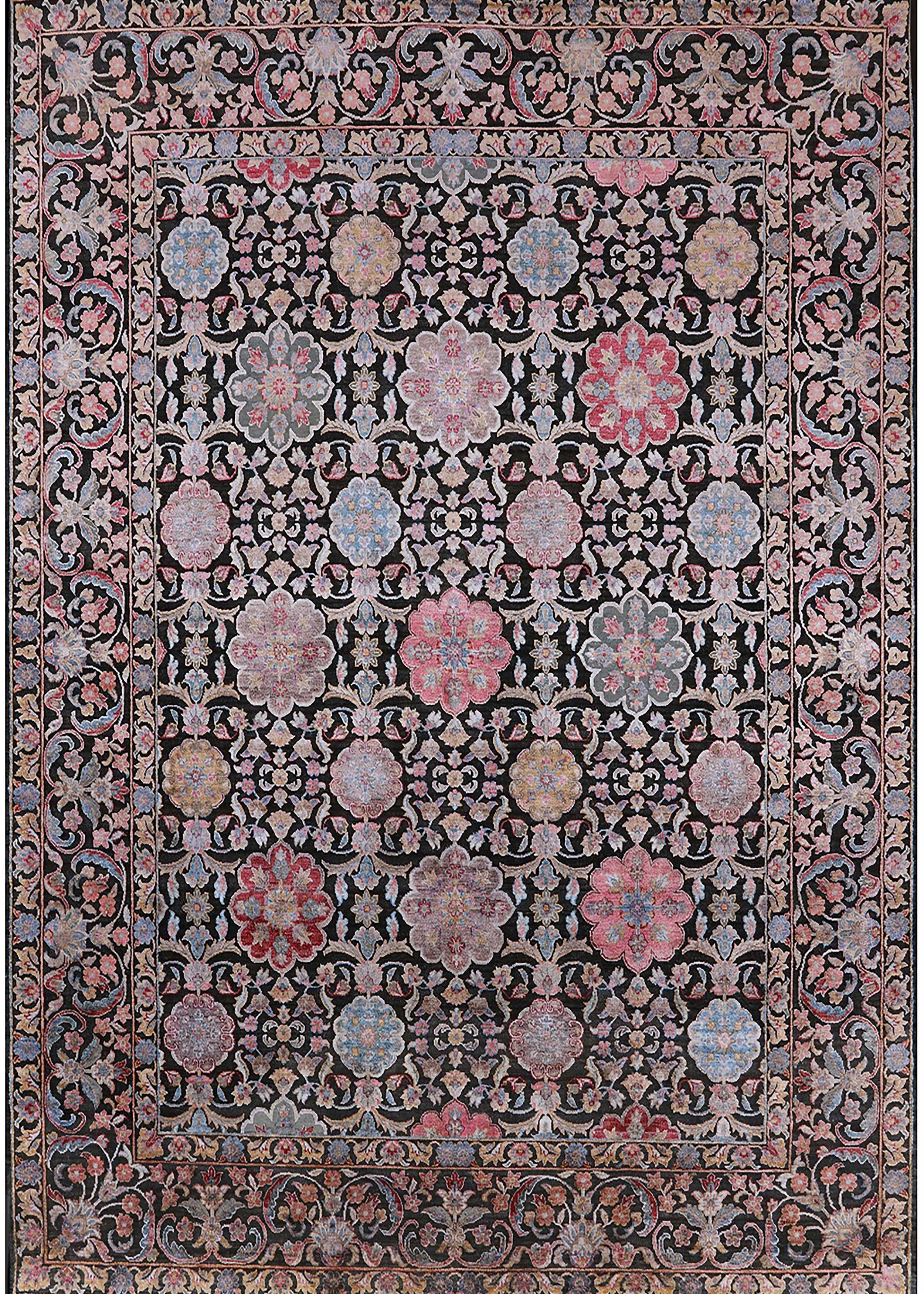 Ahgly Company Indoor Rectangle Mid-Century Modern Burgundy Brown ...