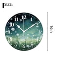 16 Inch Wall Clock Battery Operated Silent Clock Decorative for Office ...