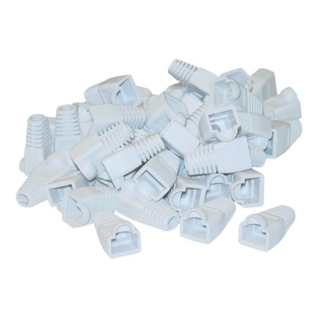 CableWholesale.com RJ45 White Strain Relief Boots - Network cable boots ...