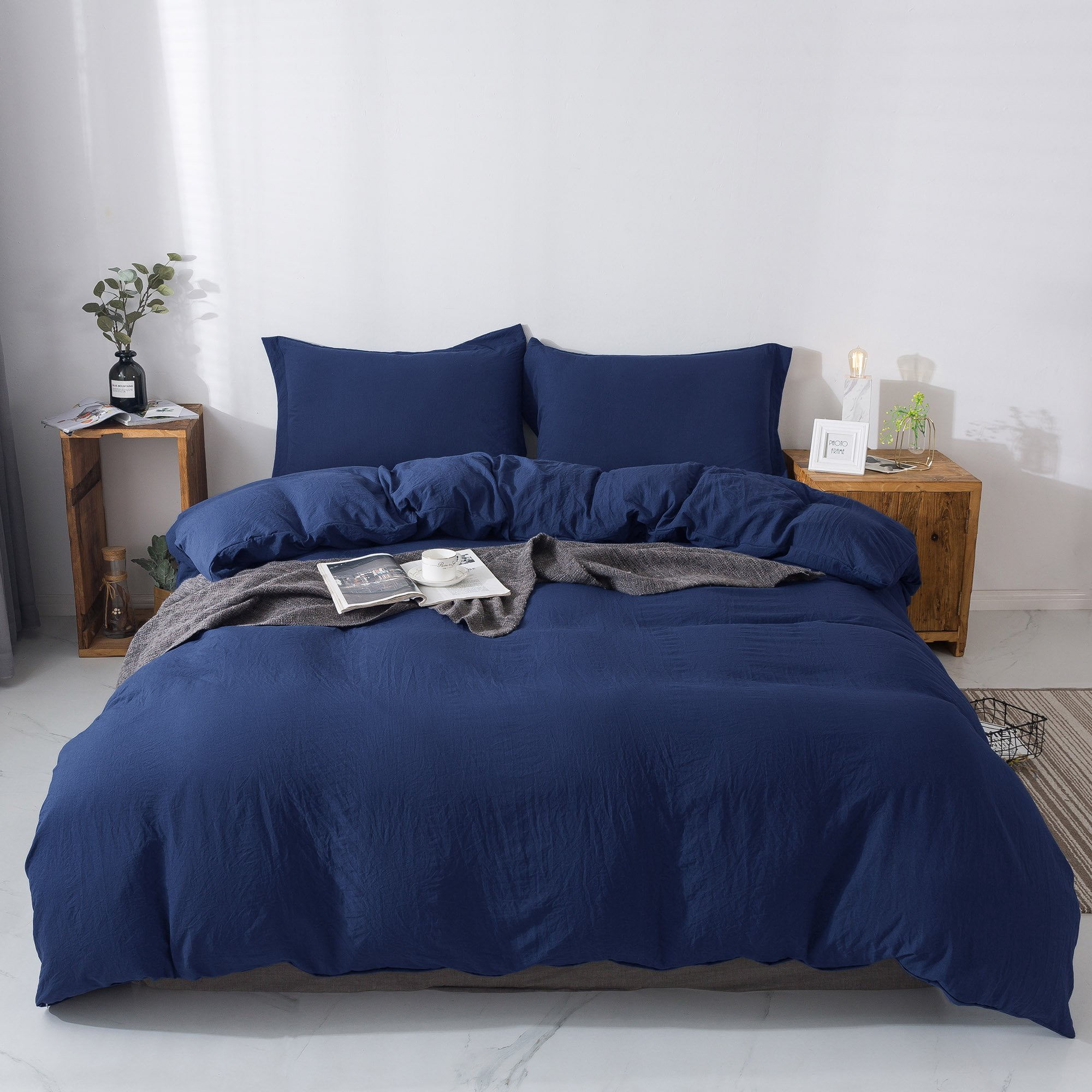 Zipper Closure Duvet Cover Set - Walmart.com